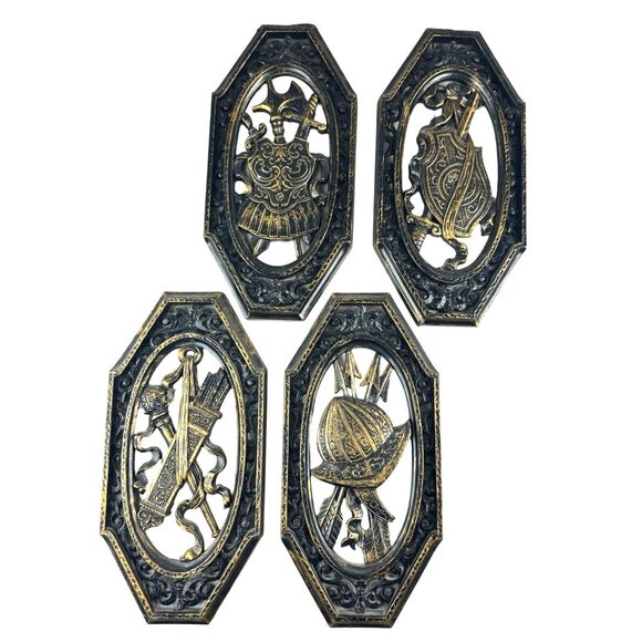 Homco Syroco | Accents | Vintage Homco Syroco Wall Plaques Set Of 4 ...